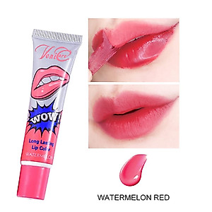 6-PACK Peel-Off Colored Lip Stain Gloss + Applicator Stick | Variety of SIX Luscious, Sexy Colors | Apply, Let Dry, Peel Away, and Look Beautiful!
