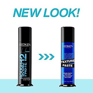 Redken Texture Paste Hair Styling Paste for Definition | Adds Long-Lasting Style & Definition | Relaxed & Deconstructed Styling | Rough Paste | Medium Hold | For All Hair Types | 2.5 Oz