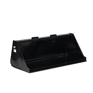 Titan Attachments Skid Steer Bucket Attachment V2 60" Reinforced