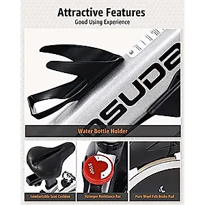 YOSUDA Indoor Cycling Bike Stationary - Cycle Bike with Ipad Mount & Comfortable Seat Cushion