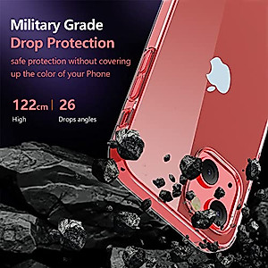 EGALO Compatible with iPhone 13 Mini Clear Case,Slim Thin Silicone Soft Skin Flexible TPU Lightweight Gel Rubber Anti-Scratches Shockproof Protective Cases Cover for iPhone 13 Mini,Crystal Clear