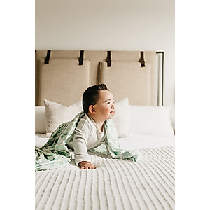 Large Premium Knit Baby Swaddle Receiving Blanket "Desert" by Copper Pearl