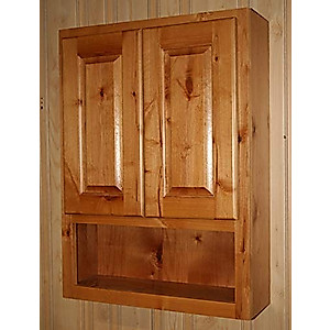 Alder Wood Toilet Cabinet