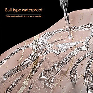 Zmcongz Abstract Marble Shower Curtain Set with Rugs for Bathroom Decor Liquid Pink Marble Luxury Gold Foil Waterproof Fabric Cloth Bath Curtain, Non-Slip Bathroom Rugs Bath Mats, 72x72 Inch