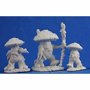 Mushrooms (3) 77345 - Dark Heaven Bones - Reaper Miniatures?D&D Wargames Monster ^G#fbhre-h4 8rdsf-tg1306844