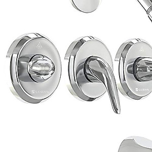 Glacier Bay Aragon 3-Handle 1-Spray Tub and Shower Faucet in Chrome (Valve Included)