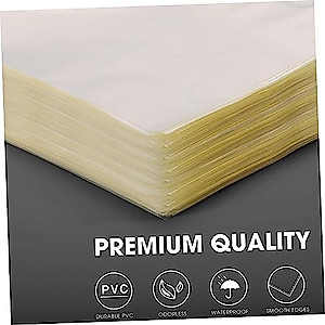 ULTECHNOVO 2000pcs Wrap Clear Packaging Bags Plastic Packaging Bags Heat Shrink Bags Food Wrap Film Heat Seal Shrink Shrinkable Wrapping Bag Pvc Heat Shrink Bag Packaging Film Household Gift