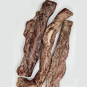 TEAM DOG Beef Trachea Dog Chews | Single Ingredient Dog Treat | 100% Freeze Dried Beef Gullet Sticks for Dogs | Supports Healthy Teeth & Gums | All Natural Esophagus Dog Treats Made in USA | 3 Per Bag