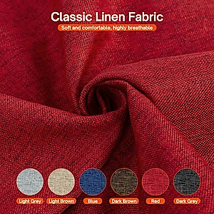 RULAER 30×14×2.5inch Bench Cushions,Red Non-Slip Seat Cushions for Patio Furniture,70D Thickened Foam Indoor/Outdoor Bay Window Cushion