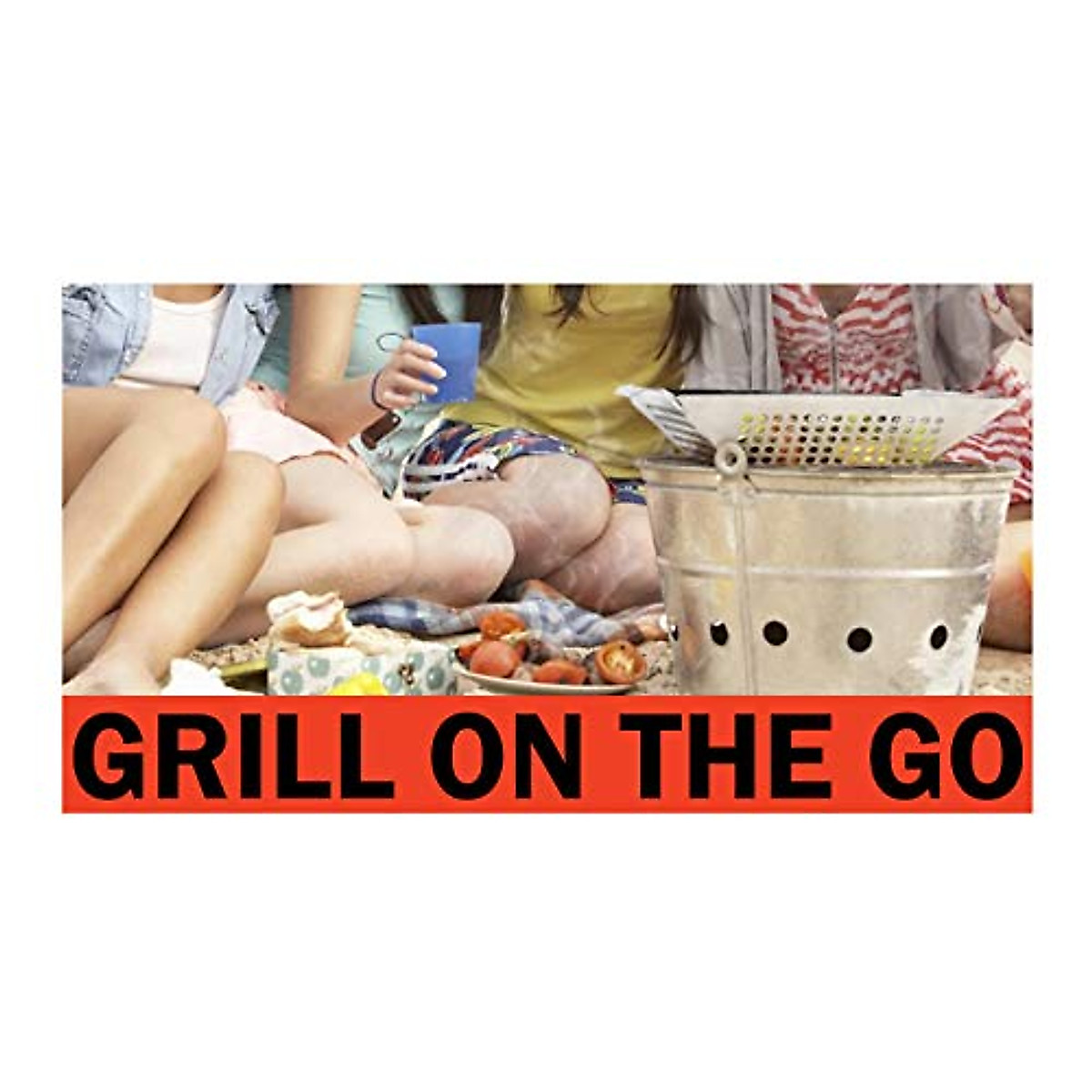 Professional Grade Stainless Steel Grill Basket, BBQ Accessories, Meats, Vegetables, Seafood, Pizza, Kabob. Fits Charcoal, Gas Grills Camping Cookware Grill Tool Gift for Dad