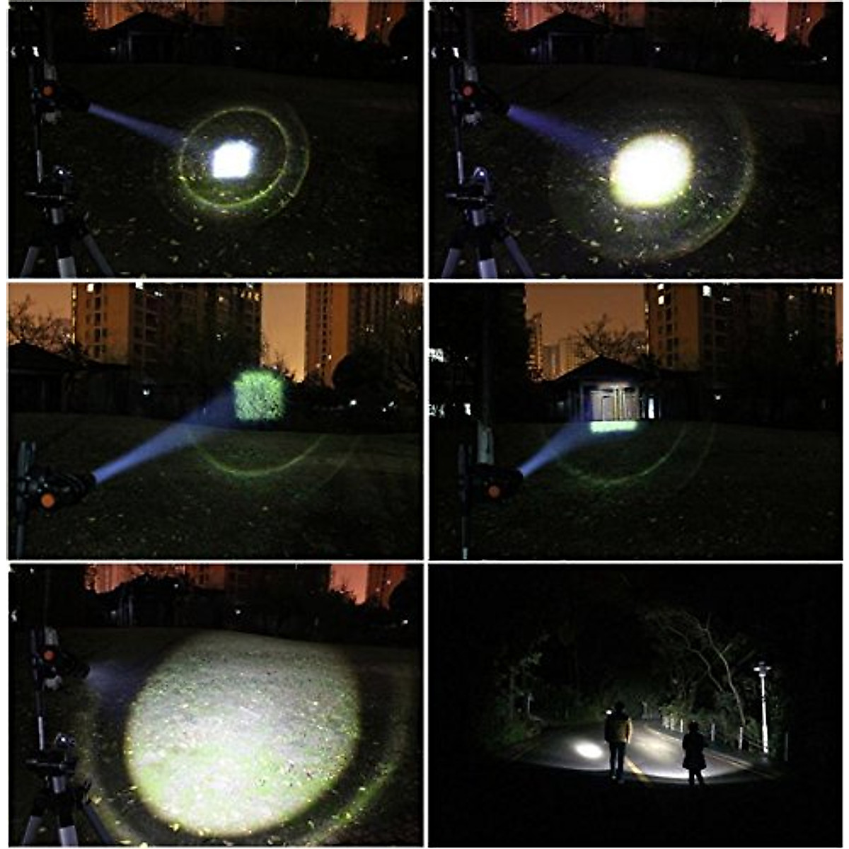 ULTRAFIRE 3 Pack Mini Flashlights Focus Adjustable SK68 Single Mode Tactical LED Flashlight, Ultra Bright 300 Lumens Torch