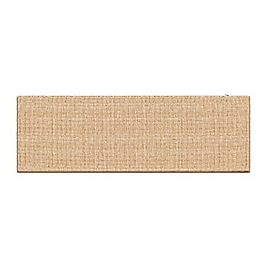 Ambesonne Faux Suede Bench Cushion, Digitally Printed Home Textile, Standard Size Foam Pad with Decorative Fabric Cover for Kitchen Bedroom Indoors & Outdoors, Pale Coffee, 45" x 15" x 2"