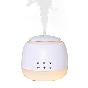 Vonokee Aromatherapy Essential Oil Diffuser,White Noise Machine,Mist Humidifier with 7 LED Color Lights,10 Soothing Sounds,Night Light,Timer, Waterless Auto Shut off Sleep Sound Machine (White)