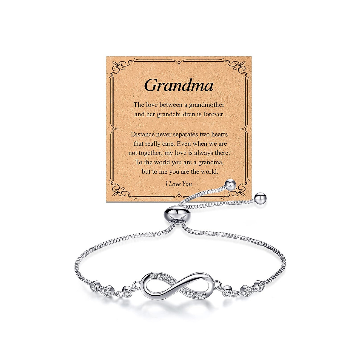YSSHIN Grandma Bracelet, Mothers Day Gifts for Grandma Gifts from Grandchildren Granddaughter