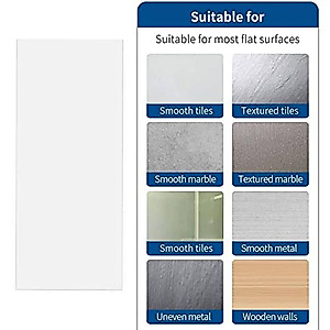 YeeBeny Self-Adhesive Strips, Replacement Adhesive Strips Compatible Self-Adhesive Towel bar, Bathroom Towel Rack, 3.35 x 1.57 inches (Pack of 4)