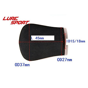 LureSport 4pcs Fishing Rod EVA Butt Rod Building Component Rod end Cap Repair Fishing Pole DIY Accessory (L45mm ID16mm)