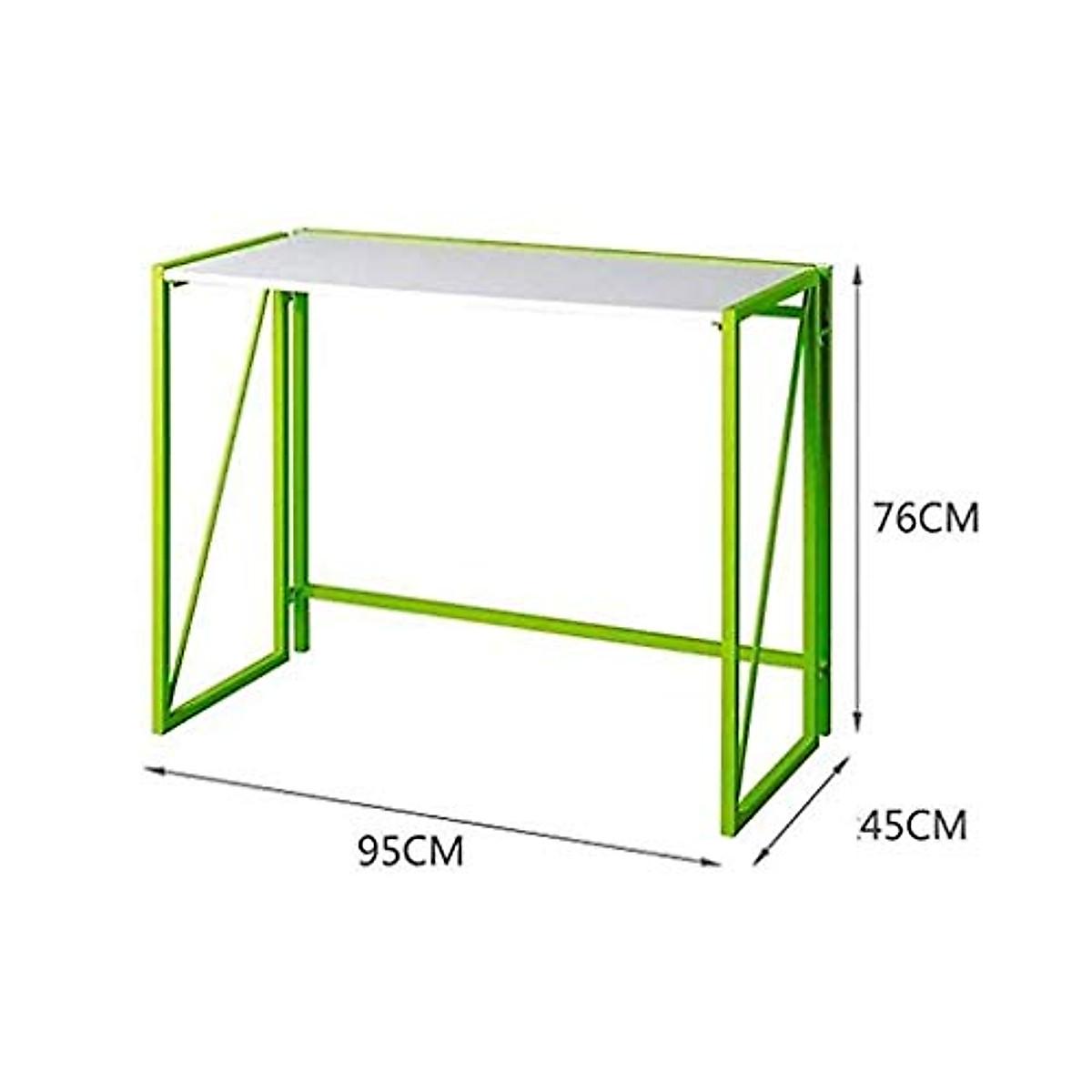 XXXDXDP Creative Folding Desk, Stylish Learning Computer Desk Home Desk Writing Desk Long, Green