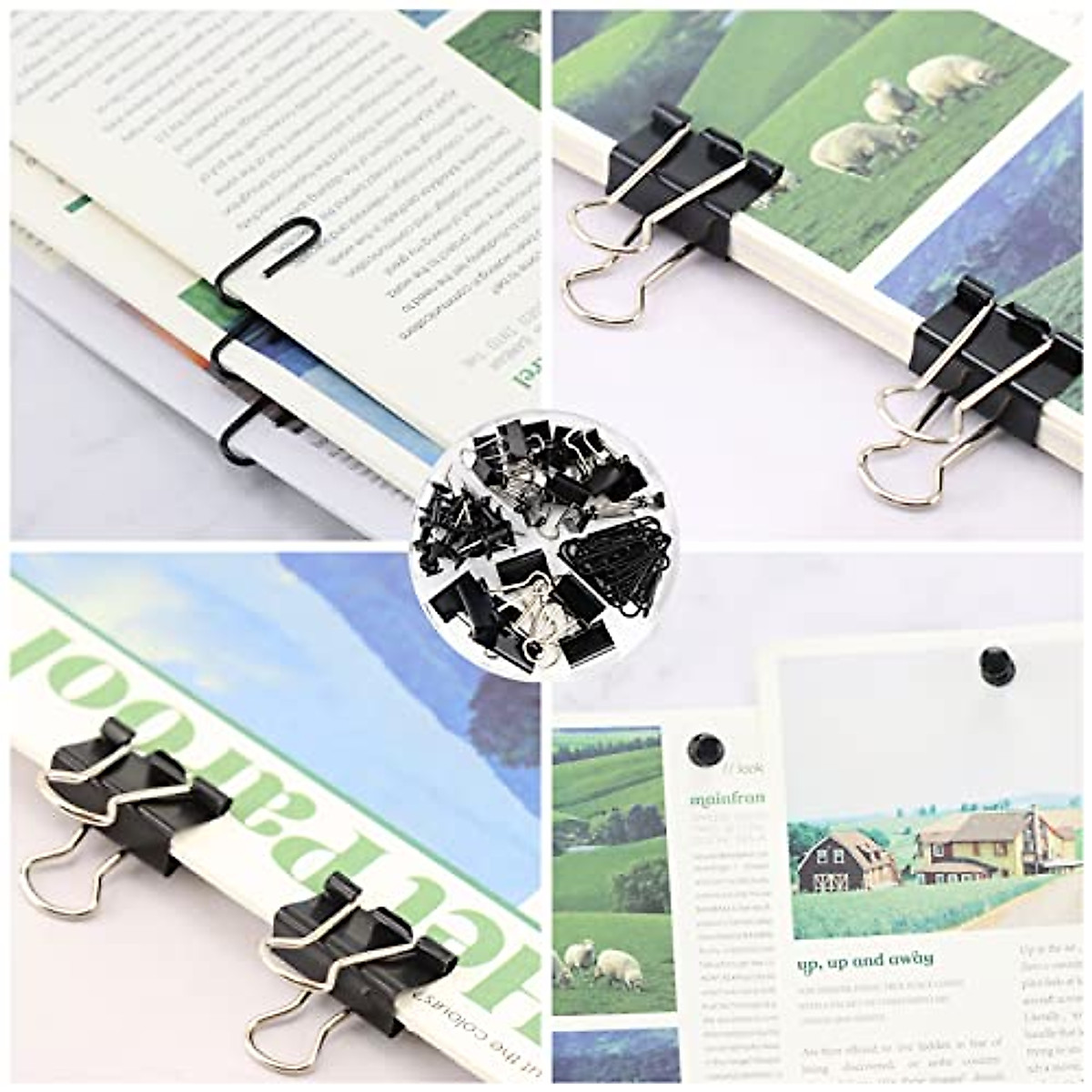 vedett Desk Organizer and Accessories Set for All Desk, Office Supplies Organizer with 6 Compartments + Pen Holder / 72 Accessories, for Aldult and Chlidren（Large）