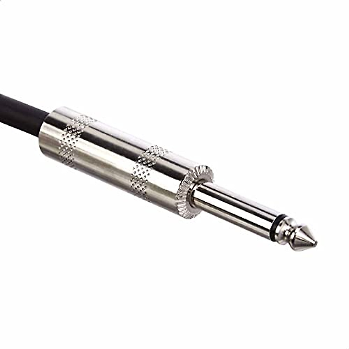 Amazon Basics TS 1/4 Inch Straight Instrument Cable for Electric Guitar/Bass and Keyboard, 10 Foot, Black