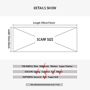 WINCESS YU Solid Color Mulberry Silk Scarf for Women Soft Blanket Shawl Beach Gauze Scarves and Wraps for for All Season