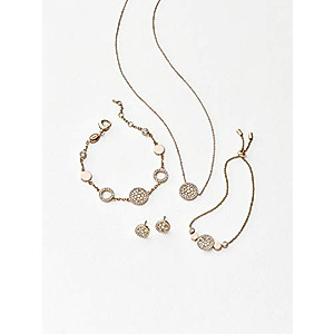 Fossil Women's Rose Gold-Tone Stud Earrings, Color: Rose Gold (Model: JF02906791)