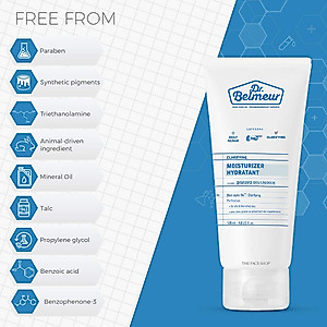 THE FACE SHOP Dr. Belmeur Clarifying Moisturizer | Advanced Moisturizer for Skin Oil & Moisture Balance | Dermatologically Tested,Mild Plant Based & Low-Irritant Formula,4.0 Fl Oz,K-Beauty