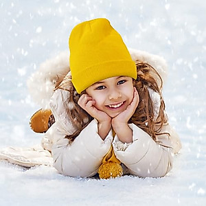 Zando Unisex Baby Beanie Warm Baby Boy Beanie for Toddler Boys Knit Kids Beanie Hat Beanies for Kids Beanie Toddler Winter Hat Girls Infant Beanies Slouchy Baby Hats Black&Dark Green&Dark Grey Hat