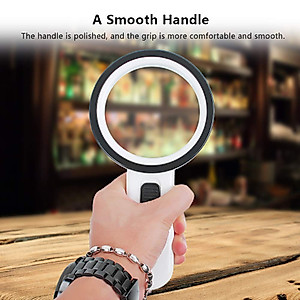 Magnifying Glass with Light, 30X Large Handheld Magnifying Glass 12 LED Illuminated Lighted Magnifier for Macular Degeneration, Seniors Reading, Soldering, Inspection, Coins, Jewelry, Exploring