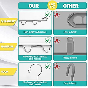 Closet Organizers and Storage,4 Pack Upgraded Sturdy Multifunctional Magic Space Saving Hangers with 8 Holes Closet Storage Organization for Wardrobe Heavy Clothes,College Dorm Room & Home Essentials