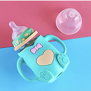 Baby Glass Bottle (Green)