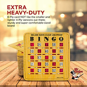 MR CHIPS Bingo Cage and Balls Set Plus 10 Quick Clear Cards