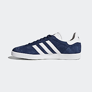 Adidas Originals Men's Gazelle Lace-up Sneaker,Collegiate Navy/White/Gold Met.,8.5 M US