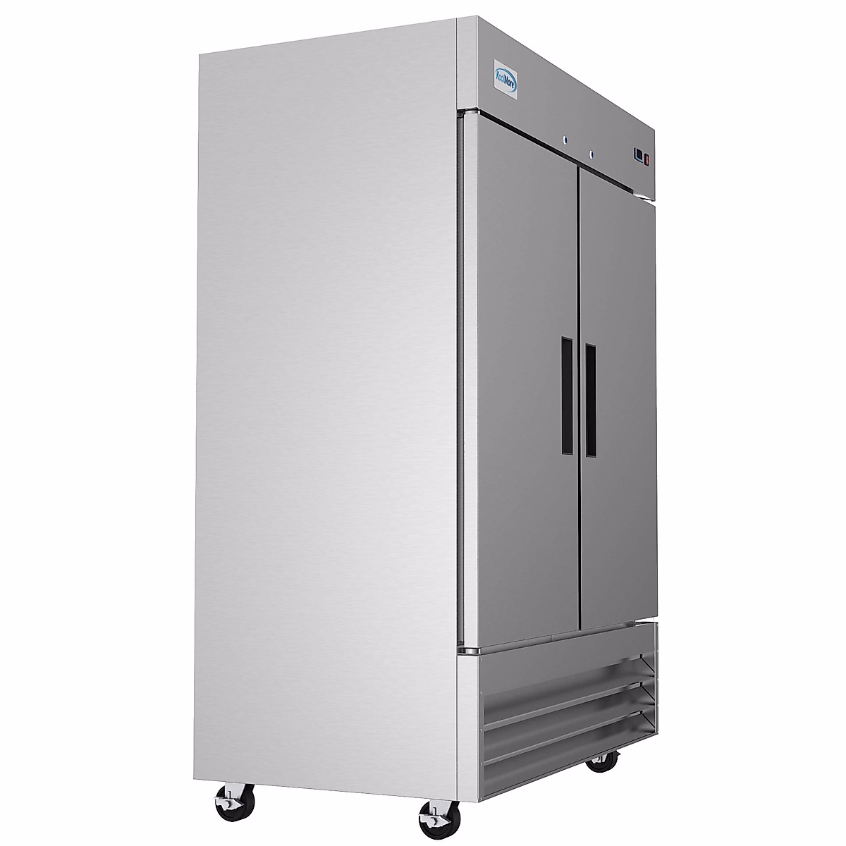 KoolMore - RIF-2D--SS 54" 2 Door Stainless Steel Upright Commercial Reach-in Freezer - 47 cu. ft (RIF-2D-SS)