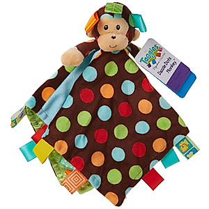 Mary Meyer Taggies Dazzle Dots Character Blanket, Monkey