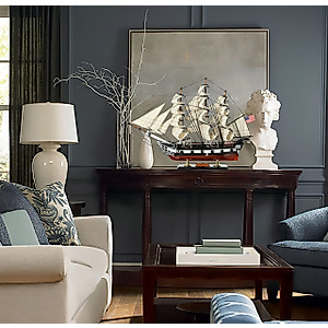 SAILINGSTORY Wooden Model Ship USS Constitution 1/150 Scale Replica Ship Model Sailboat Decor