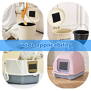 16 Pcs Compost Bin Filter, Filter Compost Bin Replacement Filter, Odour Absorbing Charcoal Filter, Kitchen Activated Carbon Filter, Compost Bin Carbon Filter Organic Waste Bin