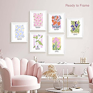 Flower Market Hanging Posters, Matisse Wall Art Paintings for Living Room Bedroom Decor, Nature Daisy Flower Prints 8x10inch Unframed