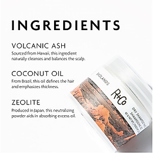 R+Co Badlands Dry Shampoo Paste | Part Dry Shampoo, Part Styling Paste | Adds Texture, Absorbs Oil, Matte Finish | 2.2 oz
