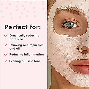 Sand & Sky Australian Pink Clay Porefining Mask for Blackheads, Enlarged Pores and Pigmentation