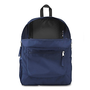 Jansport | Cross Town Backpack (Navy Blue- One Size)