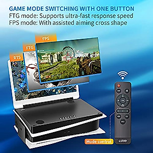 G-STORY 15.6" Inch IPS 4k 60Hz Portable Monitor Gaming Display Integrated with PS5(not Included) 3840×2160 with 2 HDMI Ports,FreeSync,Built-in 2 of Multimedia Stereo Speaker,UL