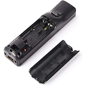 LUXMO PREMIUM 2 in 1 Wii Nunchuck Controller with Motion Plus 2 Packs,Wii Remote Controllers Replacement Remote Game Controller for Wii Wii U Console w/Wrist Strap (Black)