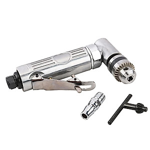 1/4'' 90 Degree Air Drill Pneumatic Drill Right Angle Drill Pneumatic Pistol Drill Pneumatic Drill Tool Power Screwdriver Drill
