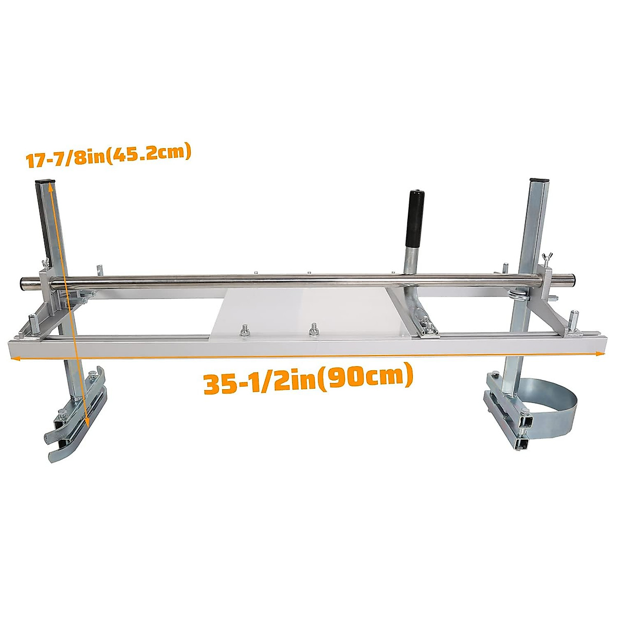 JMTAAT Portable 14" - 36" Chainsaw Mill Planking Milling Guide Bar Brush Wood Lumber Cutter Builders and Woodworkers