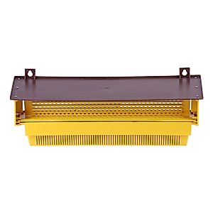 Walfront Pollen Trap, Pollen Collector 39x14x10cm Removable Plastic Pollen Trap with Ventilated Pollen Tray Beekeeping Tool Used in Beekeeping Industry