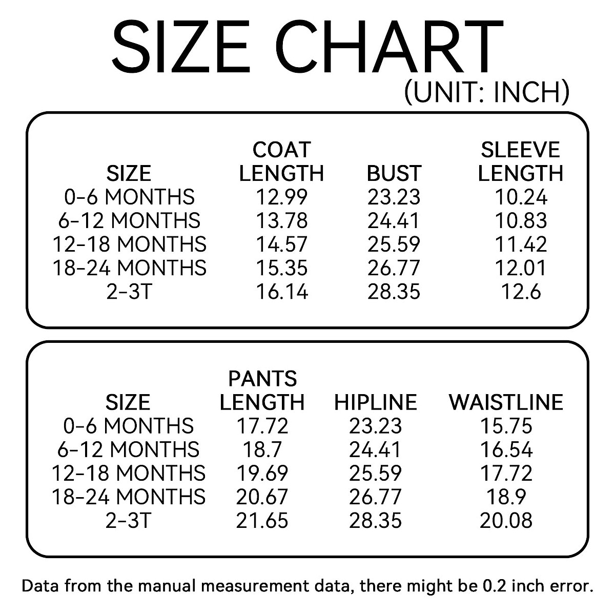 AIMISYOU Infant Fleece Jacket 6-9 9-12 Months Boy Clothes Baby Suit Winter Coat and Pants