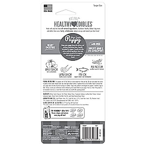 Nylabone Healthy Edibles Puppy Natural Long Lasting Dog Chew Treats Lamb & Apple X-Large/Souper (1 Count)