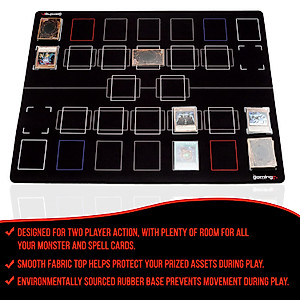 The Gaming Mat Company compatible Yu-Gi-Oh! Master 2 Player playmat for Yu-Gi-Oh! Cards - TCG Play mat with Pendulum & Link Zones- Large Yu-Gi-Oh! Game Mats or Card Gaming Table suitable for Yu-Gi-Oh!