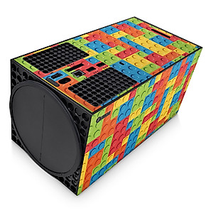 GNG Building Block Skins Compatible with Xbox Series X Console Decal Vinal Sticker + 2 Controller Set