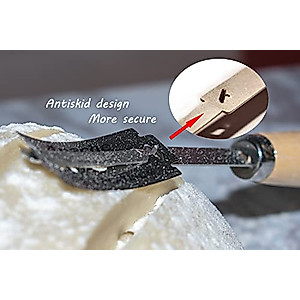 aeaker Premium Hand Crafted Bread Lame for Dough Scoring Knife, Lame Bread Tool for Sourdough Bread Slashing with 5 Blades Included with Safety box